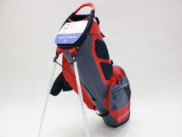 2018 US Hyper-Lite 3 Stand Bag NV/RD/WH キャロウェイ(Callaway) キャディバッグ(CADDY ...