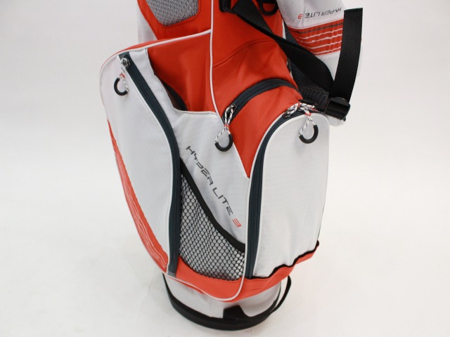 2018 US Hyper-Lite 3 Stand Bag WH/OR/TI キャロウェイ(Callaway) キャディバッグ(CADDY ...